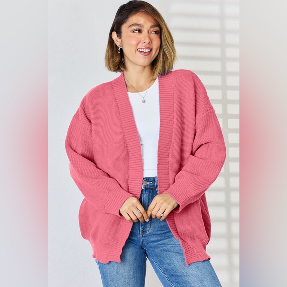 Sweaters | Open Front Dropped Shoulder Cardigan | Poshmark